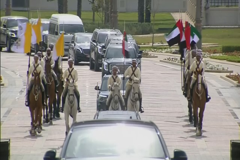 Watch: Pope arrives in UAE on historic visit