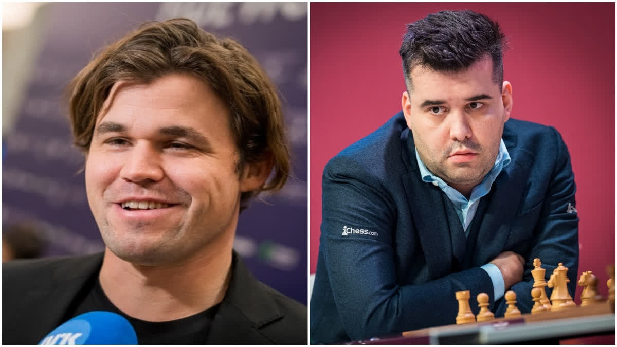 World Blitz Championship 2024: Magnus Carlsen and Ian Nepomniachtchi ...