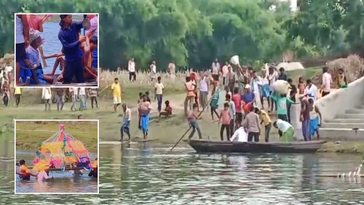 Bihar: Video Of Purnia Villagers Wading Across River With Bier For ...