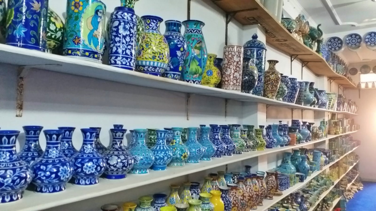 Why Pink City's Ancient Iranian Blue Pottery Art Is Facing Existential ...