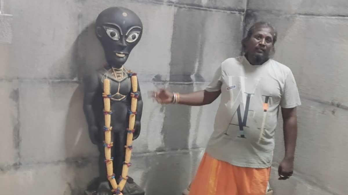 Tamil Nadu Man Builds Temple For 'Alien god'; Says He 'Talked To Aliens'