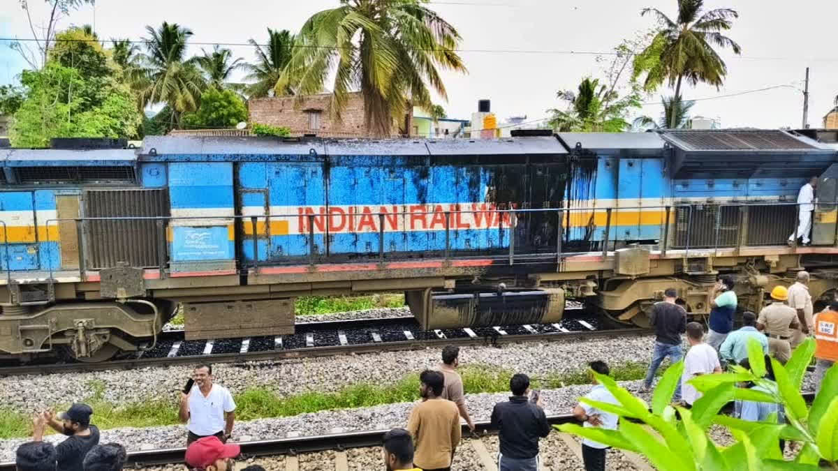 Train Engine Catches Fire Near Bengaluru, Alert Loco Pilot Averts Disaster