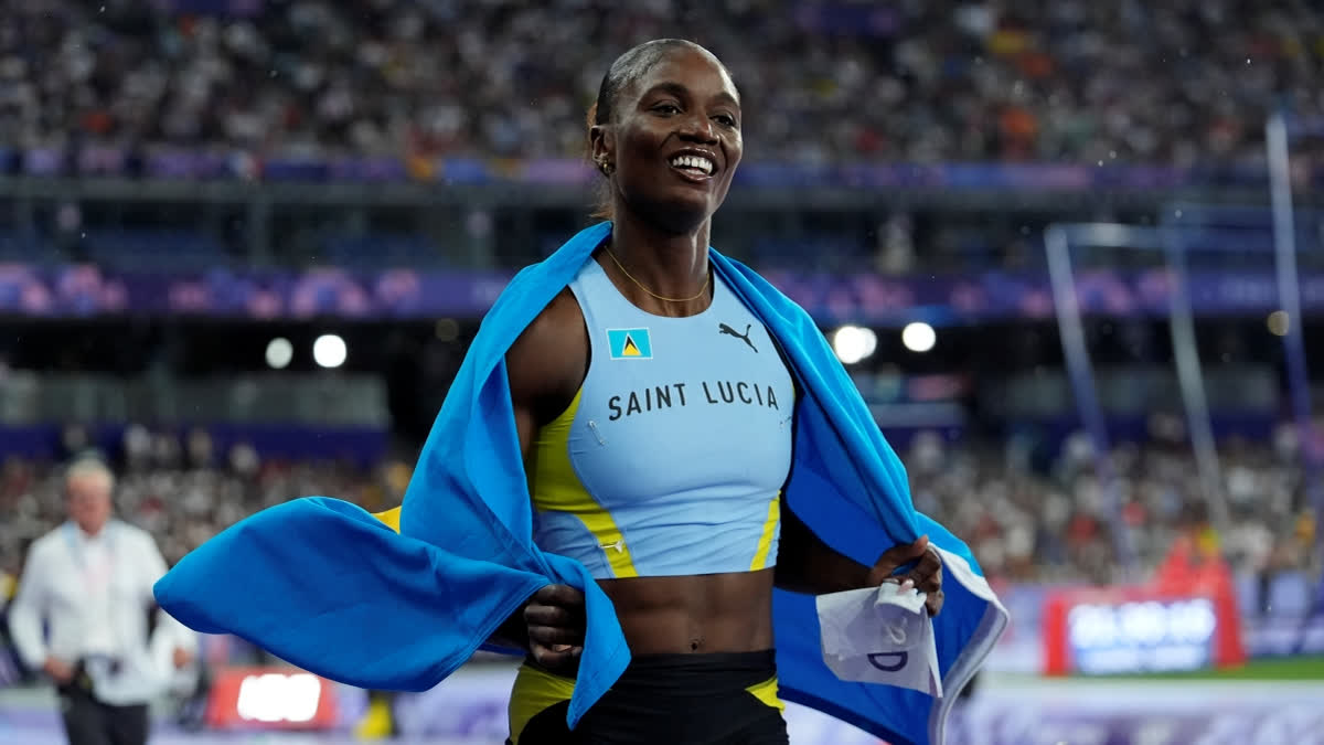 Paris 2024 Olympics: Julien Alfred Wins First Medal For Saint Lucia In ...