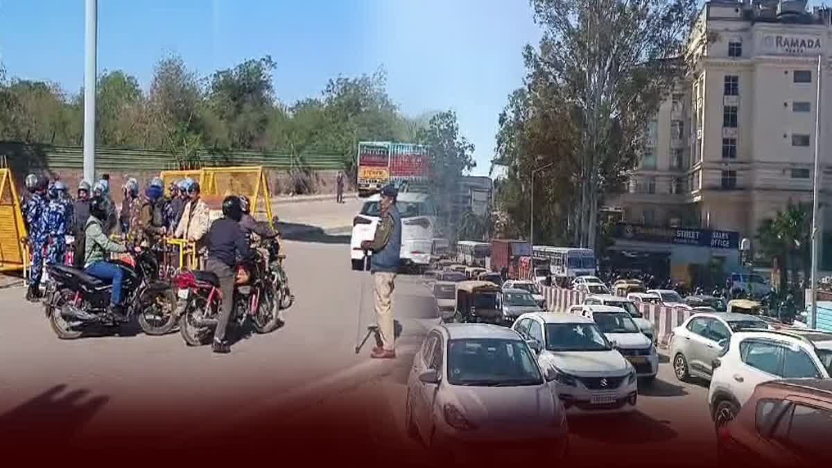 Punjab Seals Borders Amid Farmers' Protest; People Battling Traffic ...