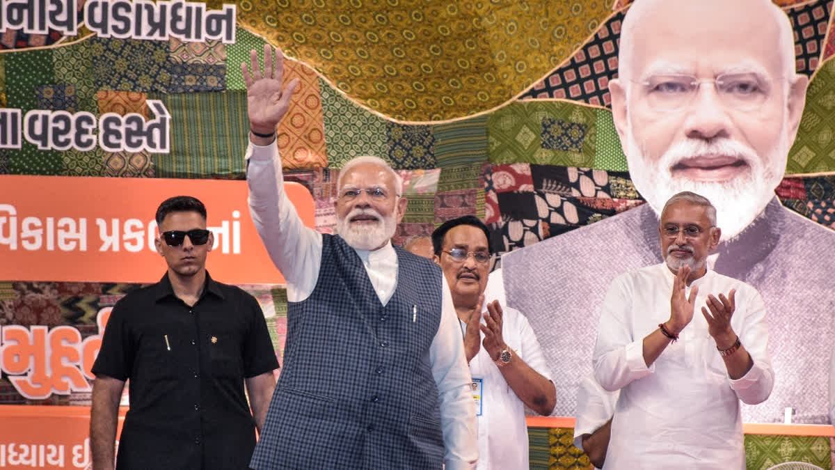 Congress Seeks To Cash In By Creating Chaos, Says PM Modi In Surat