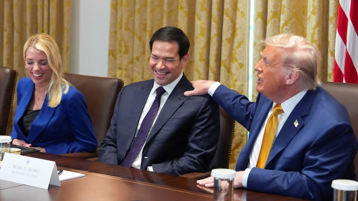 Trump's Tariffs May Cast A Pall Over Rubio's First Official Trip To Asia