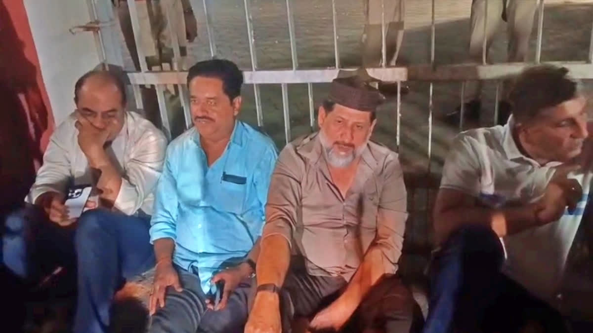 Rajya Sabha Election Row: Congress Stages Late-Night Protest Outside ...