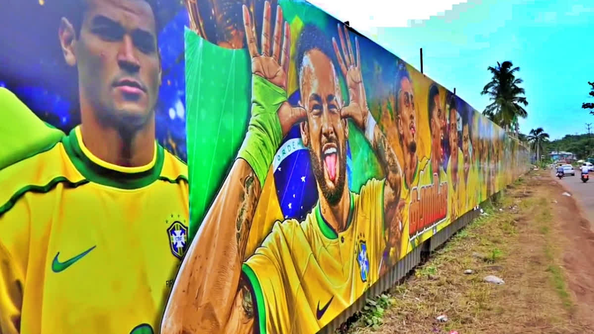 World Cup Fever: Brazil Fans Erect 400-Ft Long Flex In Kerala