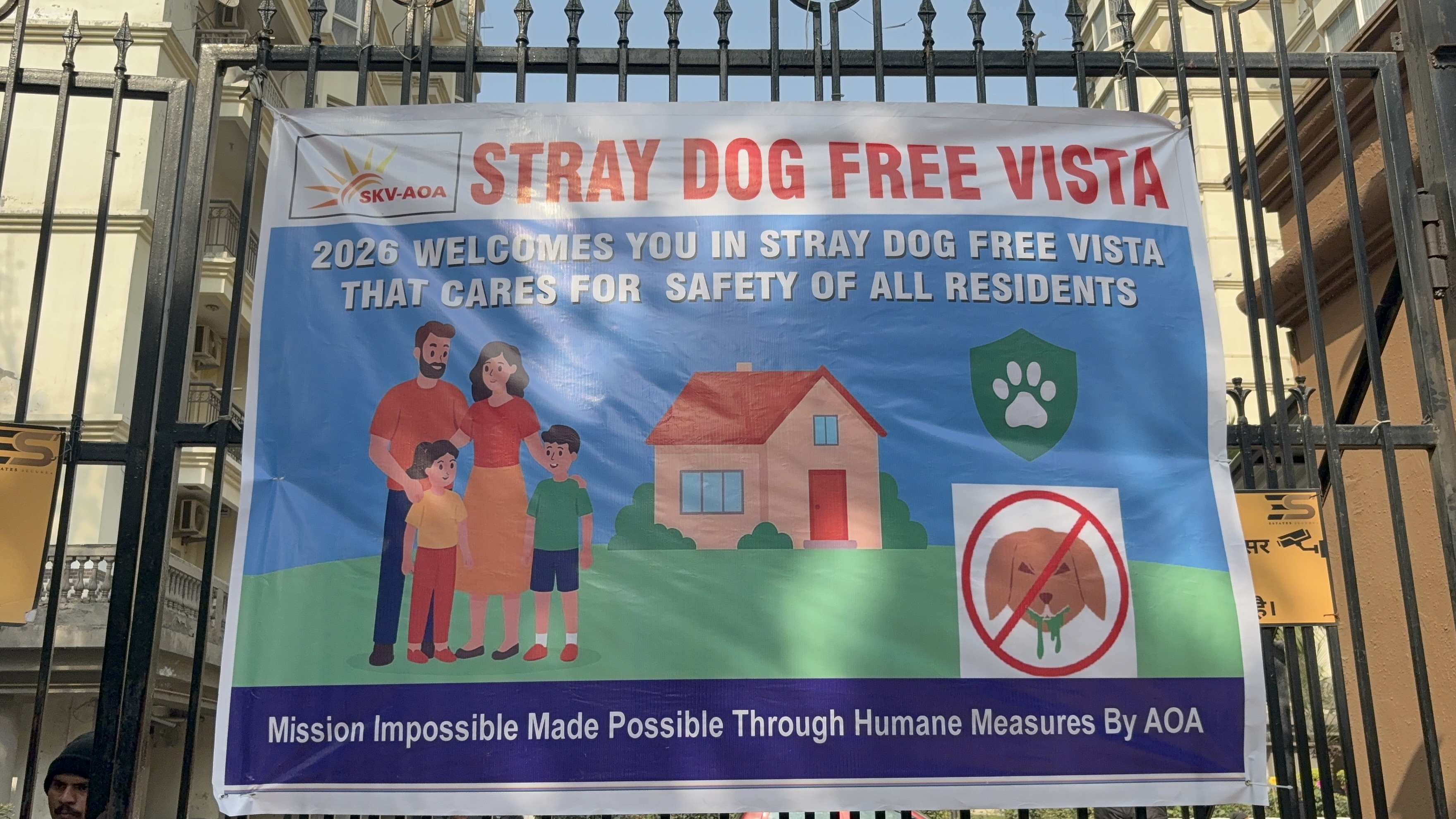 Ghaziabad Housing Society Builds Shelter To Get Rid Of Stray Dog Menace