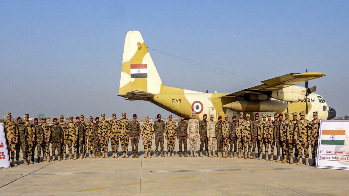 India-Egypt Joint Exercise 'Cyclone' Kicks Off In Bikaner Mahajan Field ...