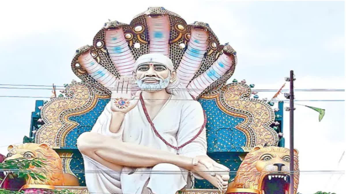 Machilipatnam’s 18-Year-Old Sai Baba Statue Placed Under Serpent Canopy ...