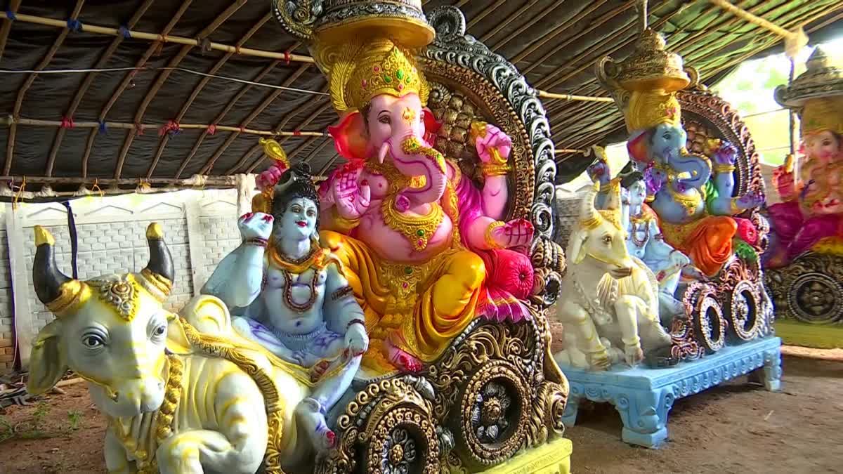 ధూల్‌పేటలో వినాయక చవితి సందడి - ఏ గల్లీ చూసినా గణేశుడి విగ్రహాలే ...