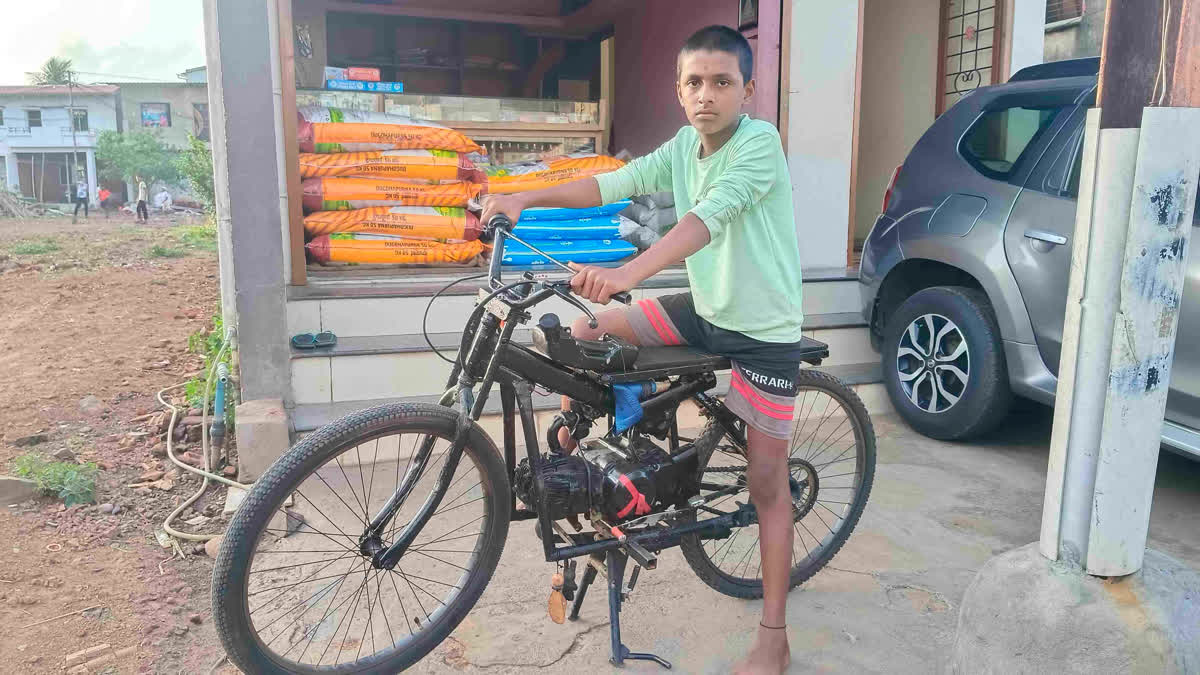 14-Year-Old Maharashtra Student Builds Working Motorbike Using Scrap ...