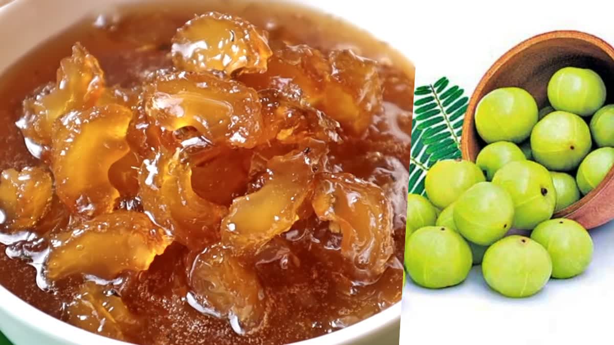 బెల్లంతో జ్యూసీ జ్యూసీగా "ఉసిరికాయ మురబ్బా" - తయారీ చాలా సింపుల్, ఏడాది ...