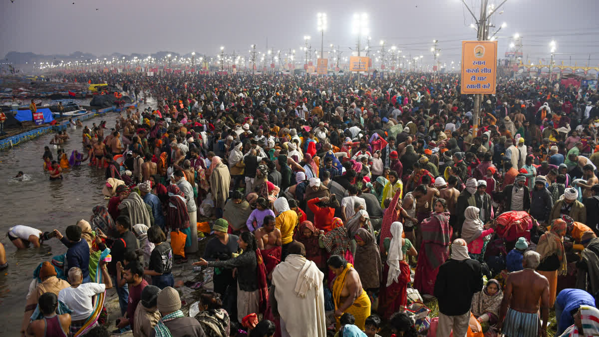 Faith Defies Cold: Lakhs Take Holy Dip At Prayagraj, Haridwar And ...