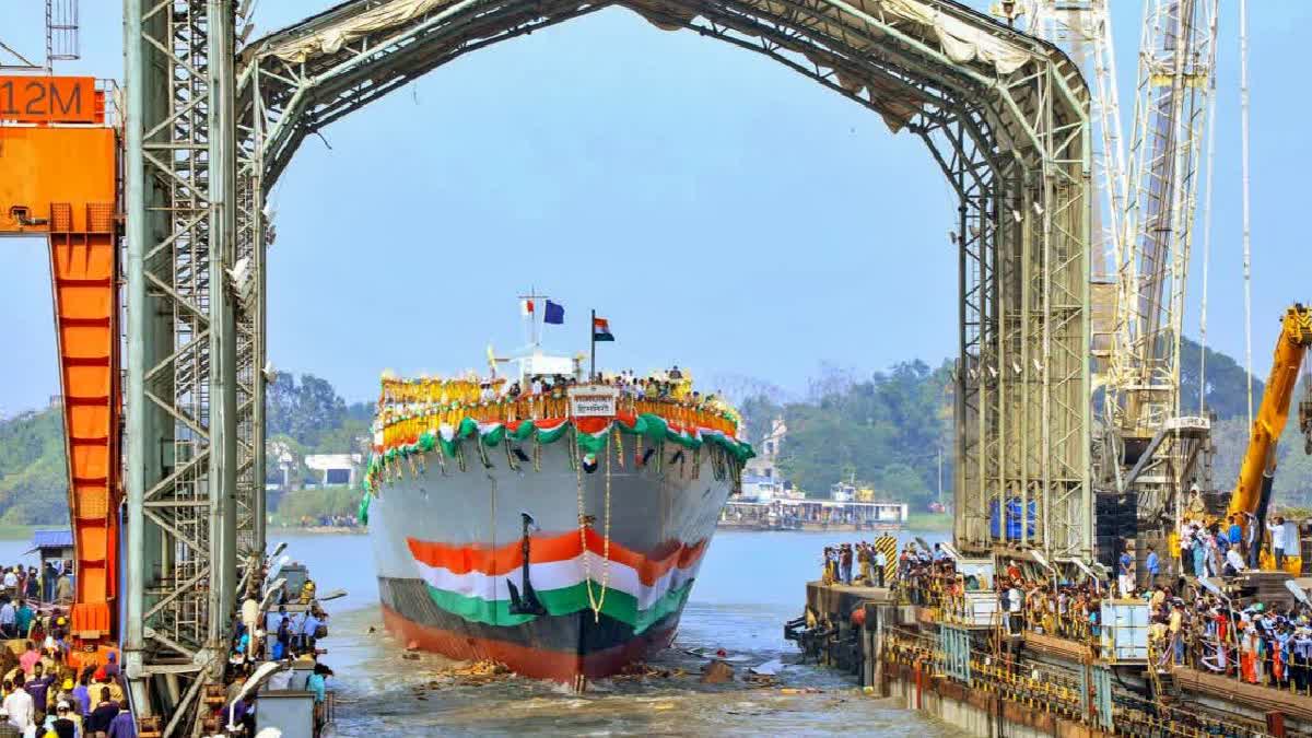 Third Large Survey Vessel 'Ikshak' Delivered To Indian Navy