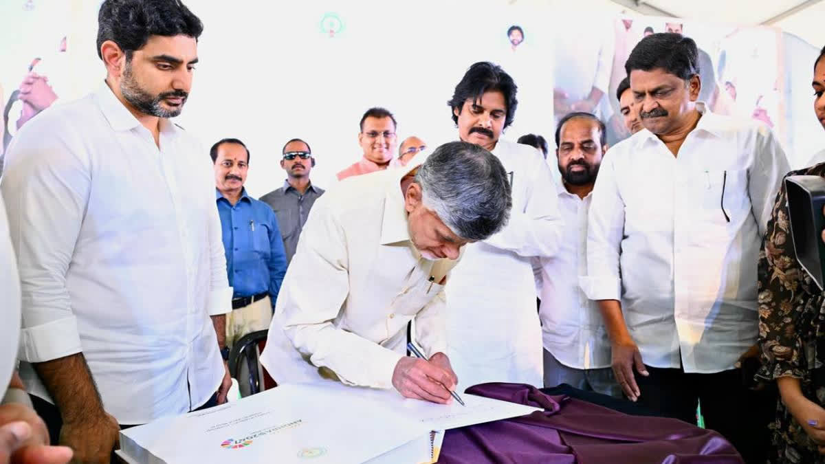 CM Chandrababu Naidu Unveils 'Swarnandhra-2047' Vision, Aims For Prosperous Andhra Pradesh