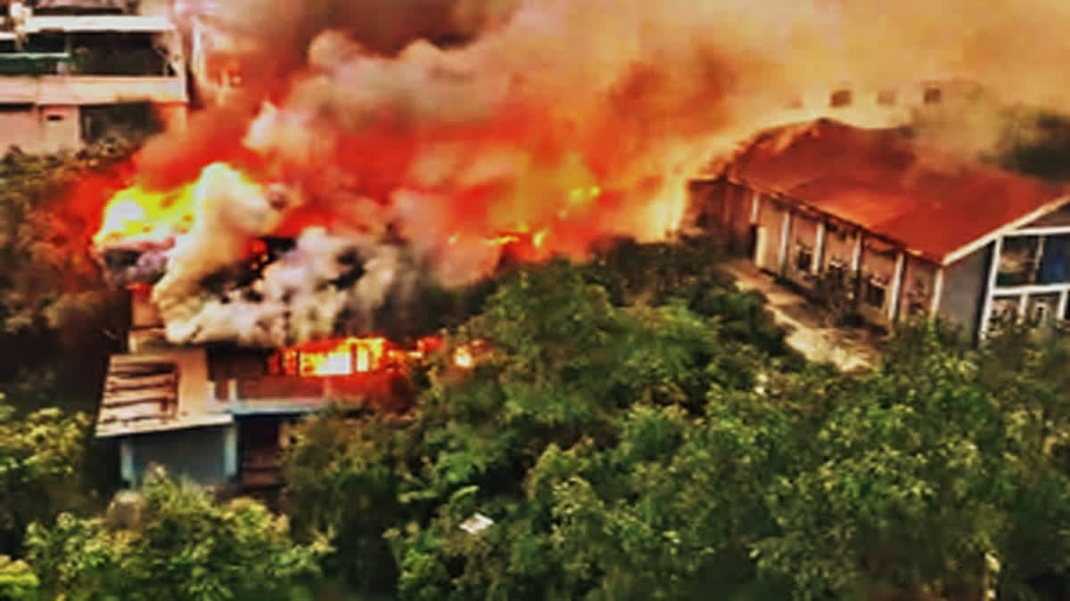 Fire Near Manipur CM Biren Singh's Bungalow Raises Alarm; No Casualties ...