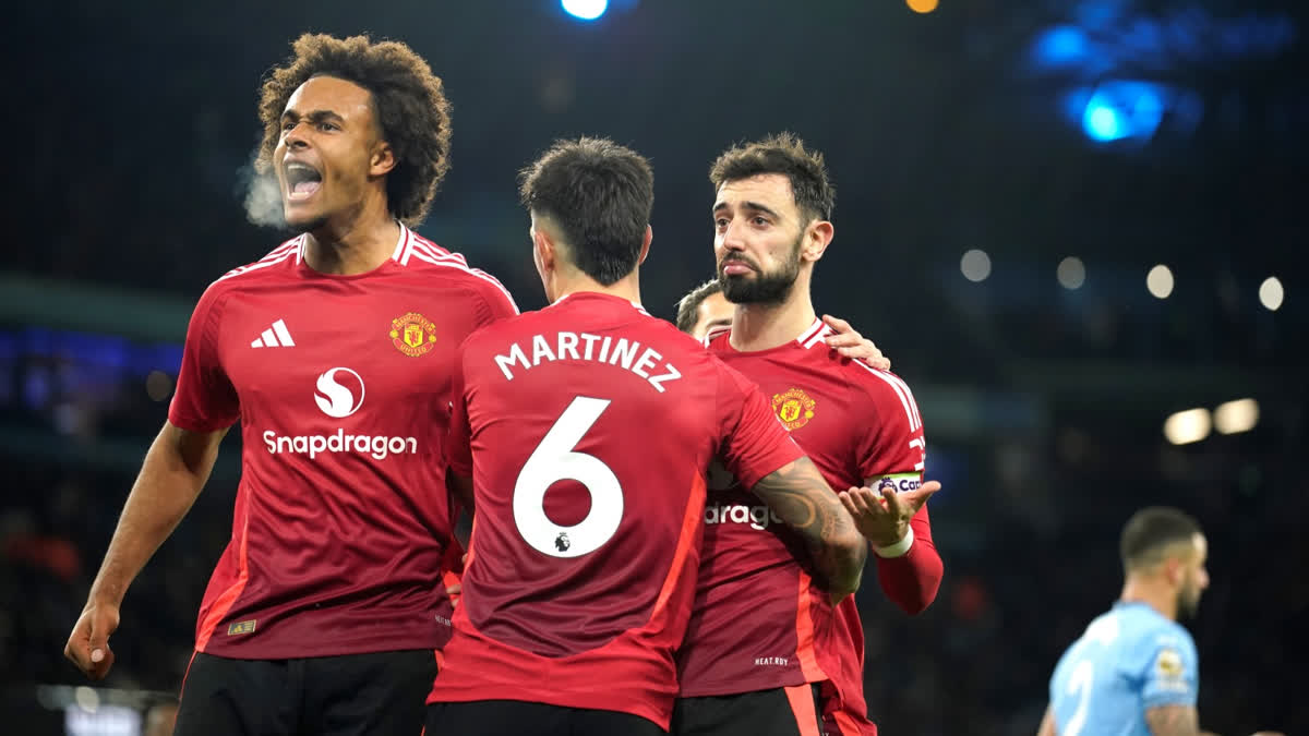 English Premier League 2024-25: Manchester United Beat City 2-1 In A ...