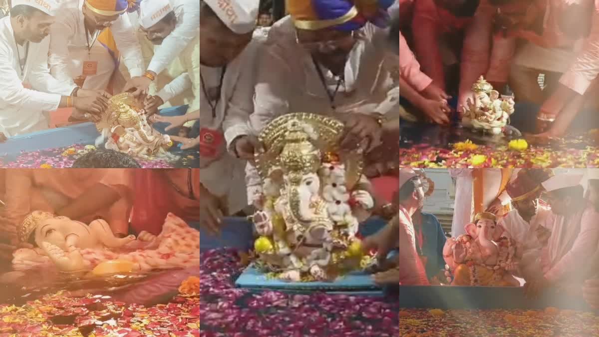 'पुढच्या वर्षी लवकर या'... पुण्यातील मानाच्या पाचही गणपतीचं रात्री ...