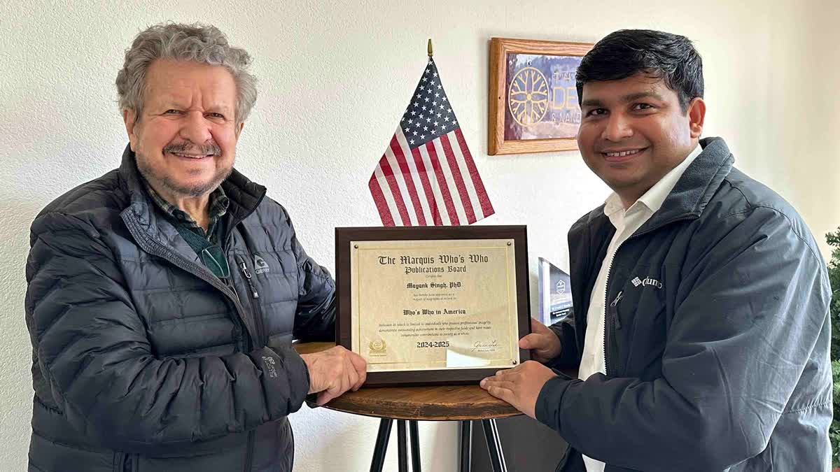 Uttar Pradesh Researcher Included In 'Who's Who In America' List For Contribution To Dendrimer ...