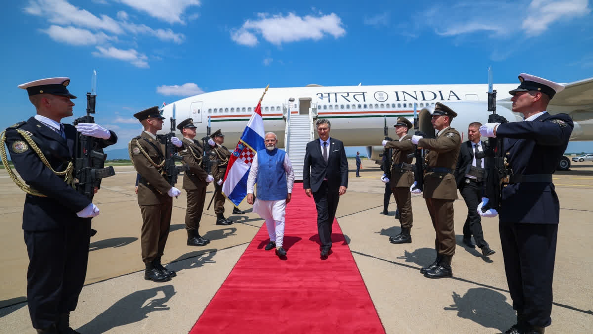 PM Modi Arrives In Croatia On Last Leg Of 3-Nation Tour, First Visit By ...