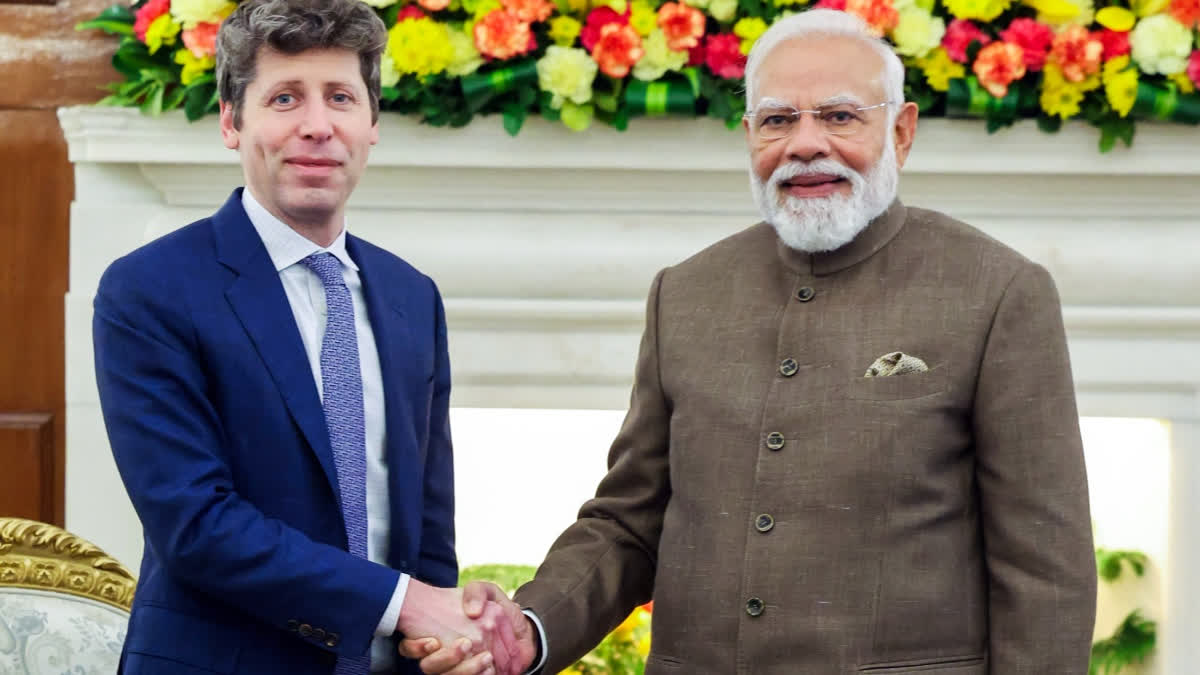 PM Modi Meets OpenAI CEO Sam Altman On Sidelines Of India AI Impact ...
