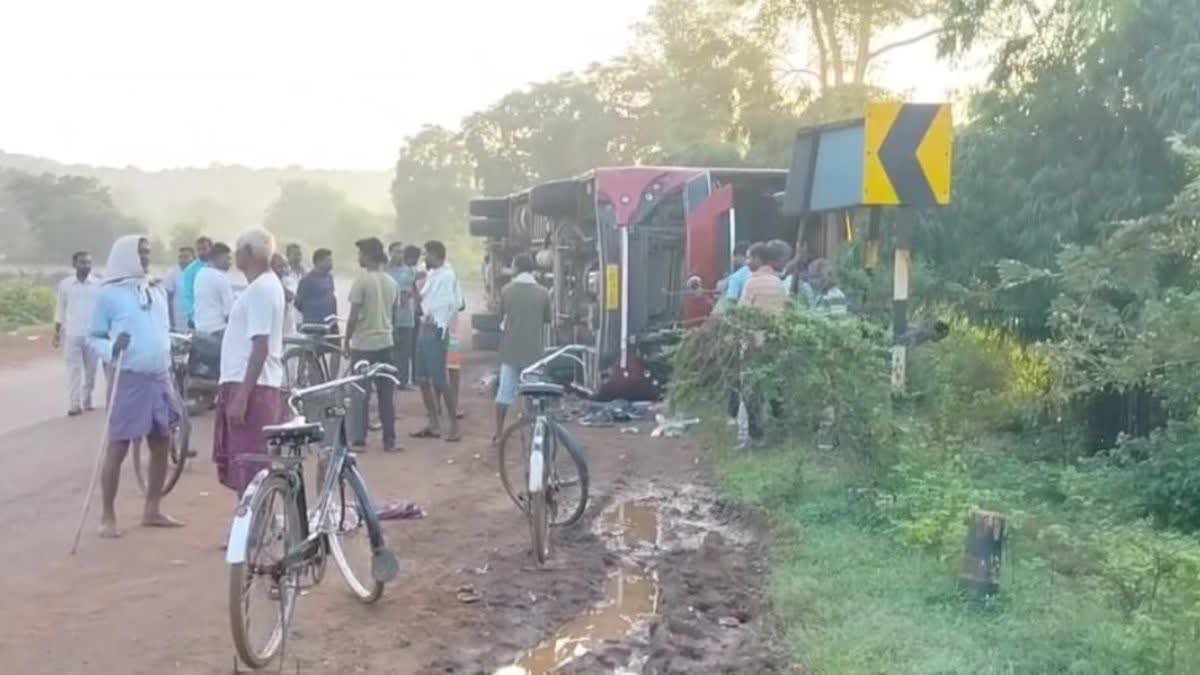 Speeding Bus Carrying CRPF Personnel Overturns In Chhattisgarh; Several ...