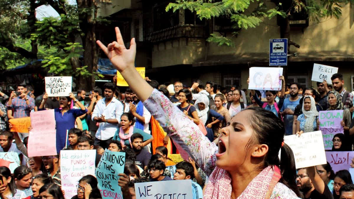 TISS Students Protest Suspension of PhD Scholar, Allege Police Action ...