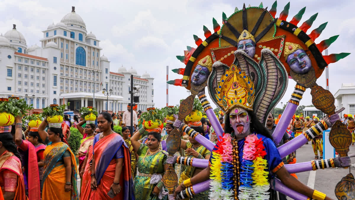 In Frames: Bonalu Celebrated With Fervour In Hyderabad