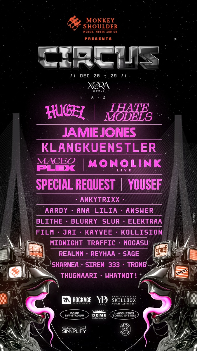 Hugel, Jamie Jones And Monolink At Circus Festival 2025, Expect Stadium ...