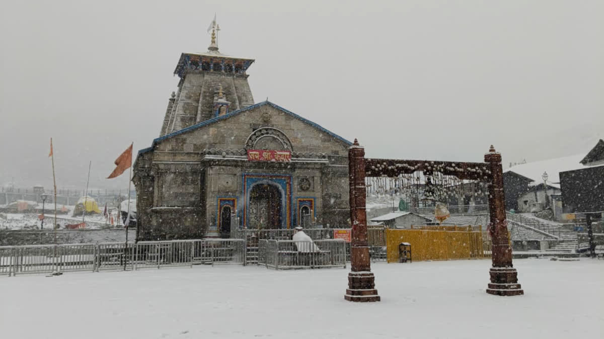Uttarakhand Turns White: First Snowfall Charms Mussoorie; Kedarnath ...
