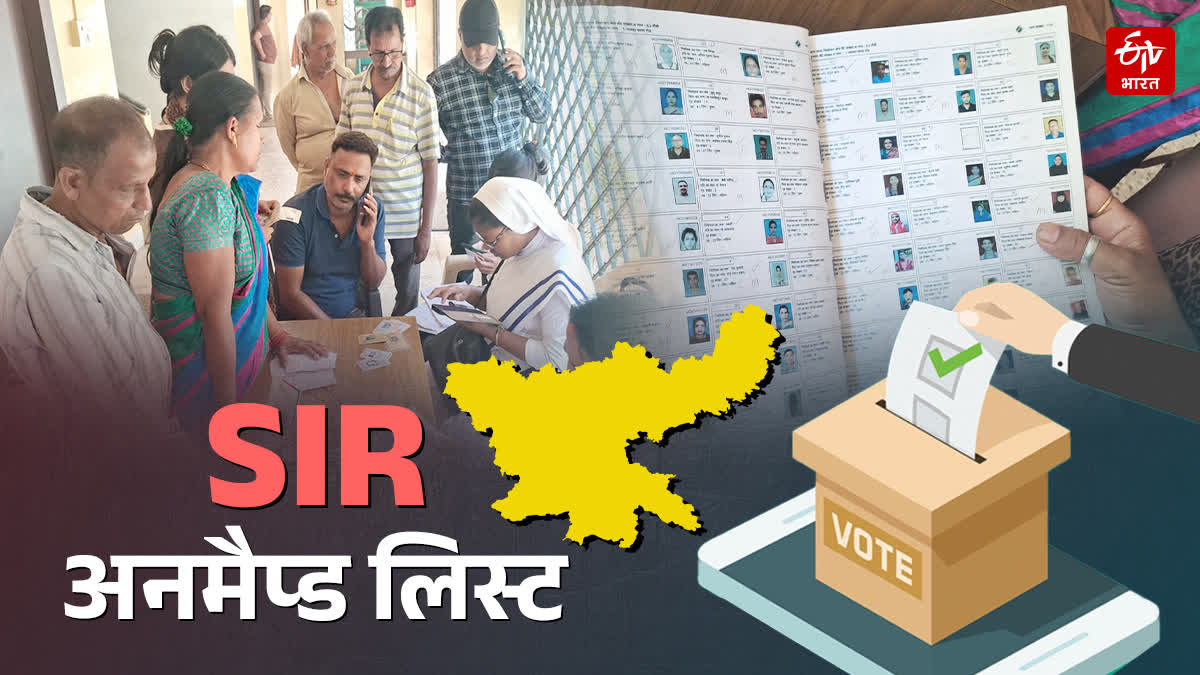 झारखंड में SIR: अनमैप्ड लिस्ट में नाम आने पर करें ये काम, नहीं कटेगा ...
