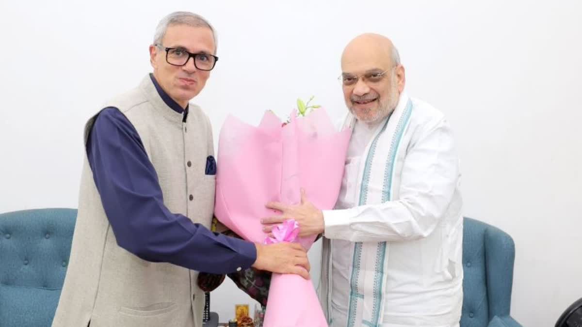 J&K Chief Minister Omar Abdullah Meets Amit Shah in Delhi