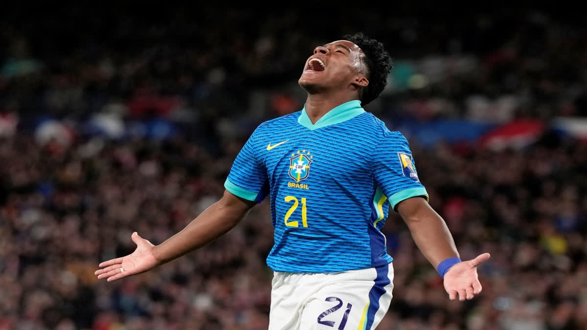 17-Year-Old Endrick’s First Brazil Goal Beats England and Sets Record