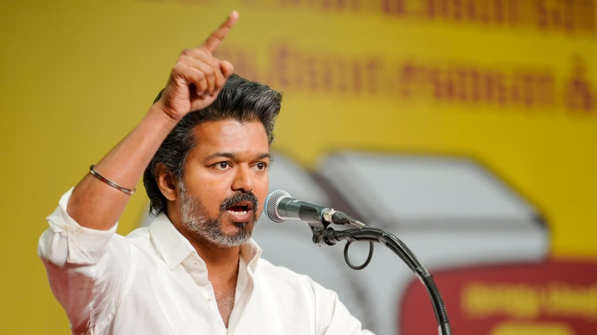 TVK Chief Vijay Attacks DMK And AIADMK As 'Evil And Corrupt Forces ...