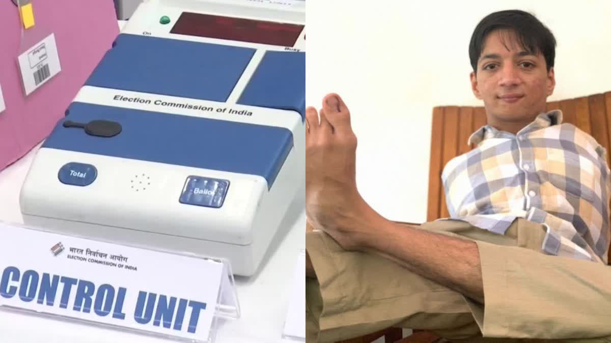 Lok Sabha Election 2024: Azim Has No Hands, Casts Maiden Vote with Nose ...