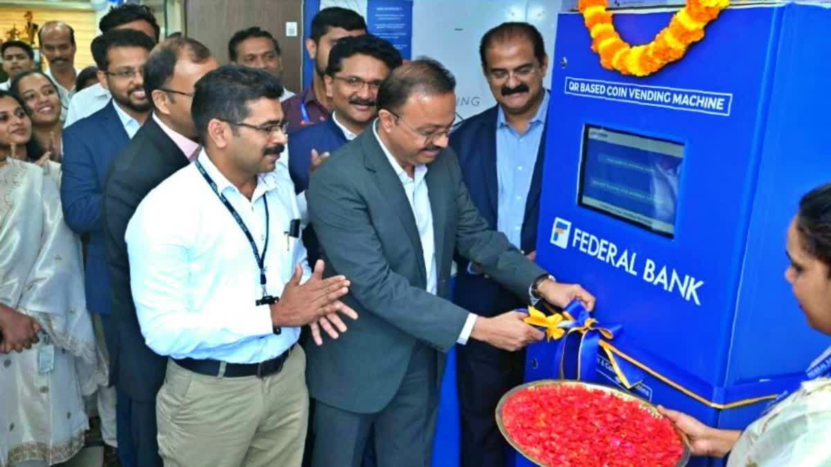 Kerala: Federal Bank Installs India's First QR Code-Based Coin Vending ...