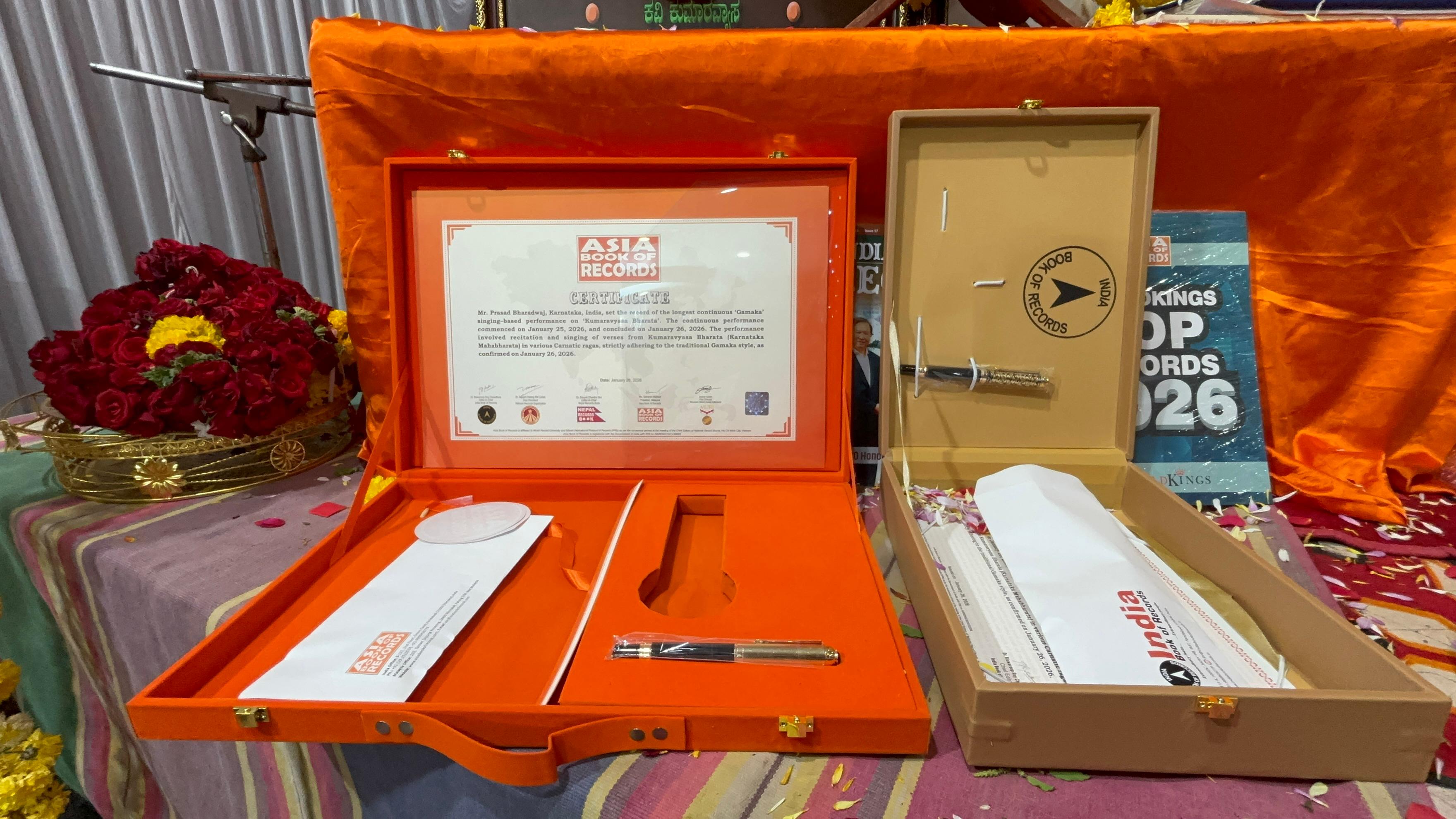 Preserving Art Form: Shivamogga Man Creates Record For 24 Hours Non ...