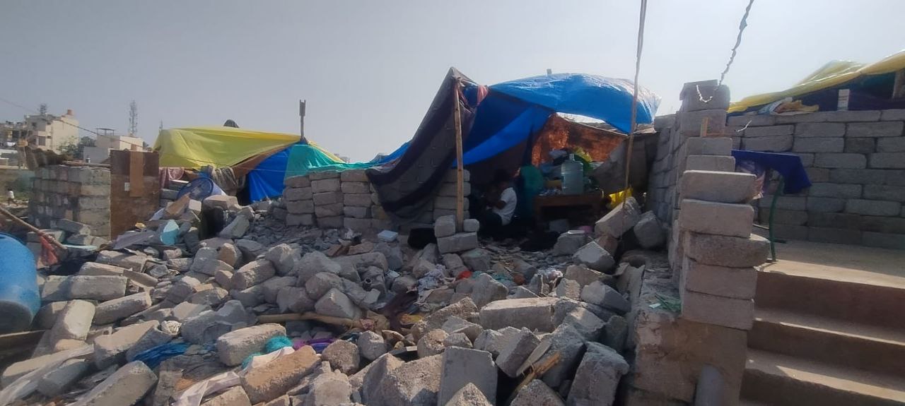 36 Days Since Demolition: Kogilu Slum Residents Wait for Shelter