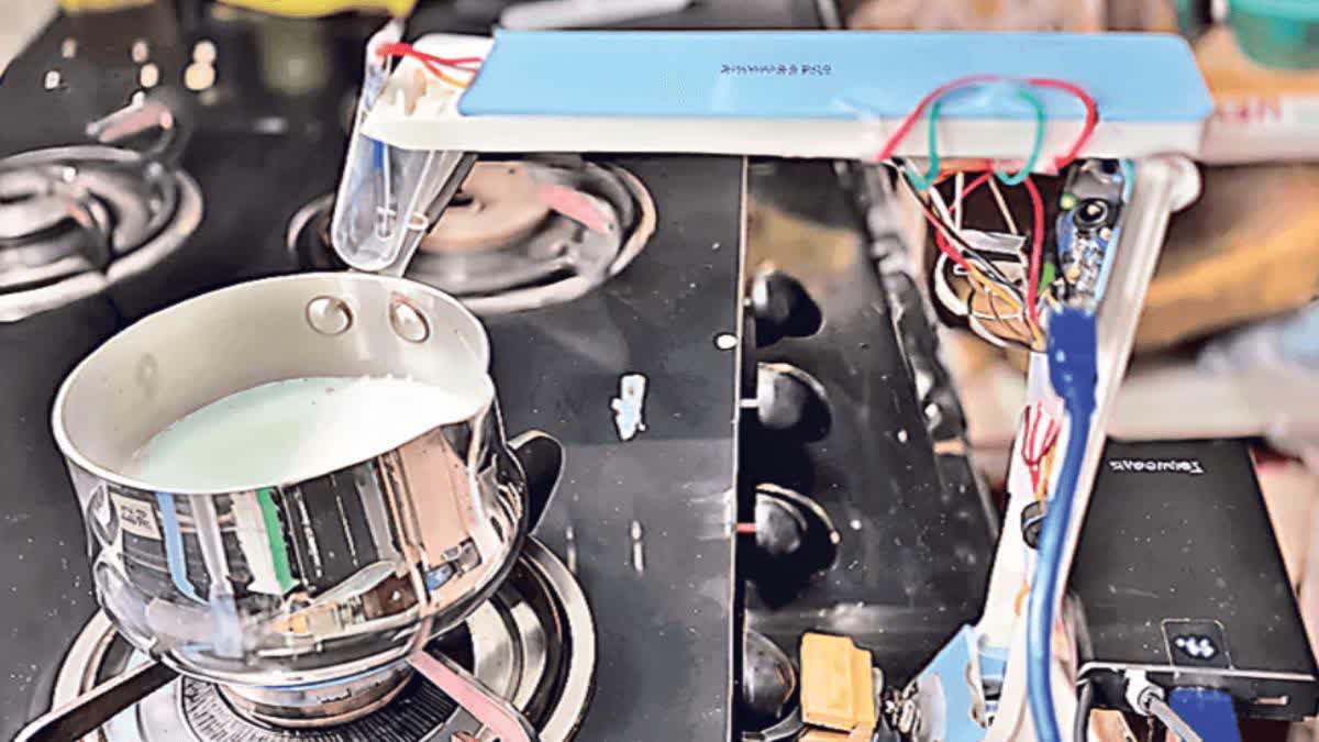 Hyderabad Teen Invents Device To Stop Milk Overflow