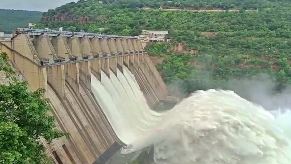 WATCH: Srisailam Reservoir Dam Gates Opened Due to Heavy Inflows from ...