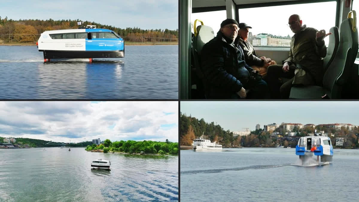 'It Feels Like The Future': Stockholm Tests Electric 'Flying' Ferry