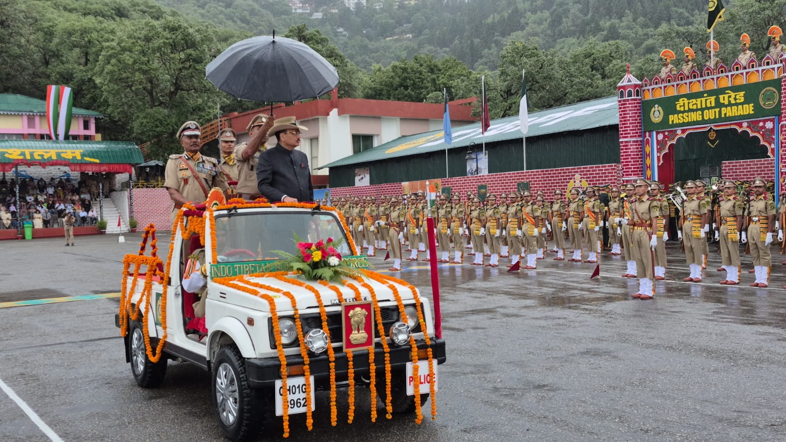 मसूरी में पासिंग आउट परेड, ITBP को मिले 133 नए 'हिमवीर' अफसर, बारिश में ...