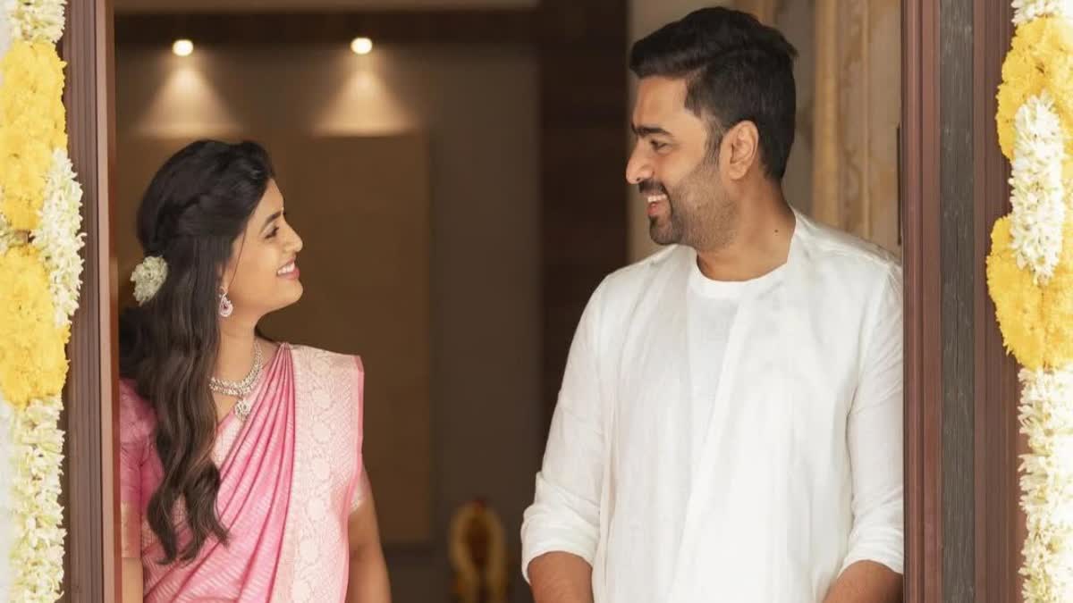 ఘనంగా నారా రోహిత్, శిరీష వివాహం- సీఎం చంద్రబాబు దంపతుల సందడి