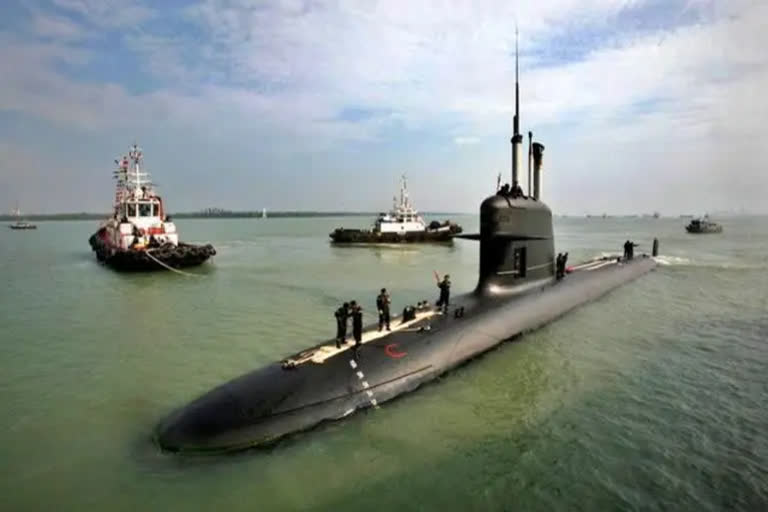 Fifth submarine of Indian Navy's Project 75 begins sea trials
