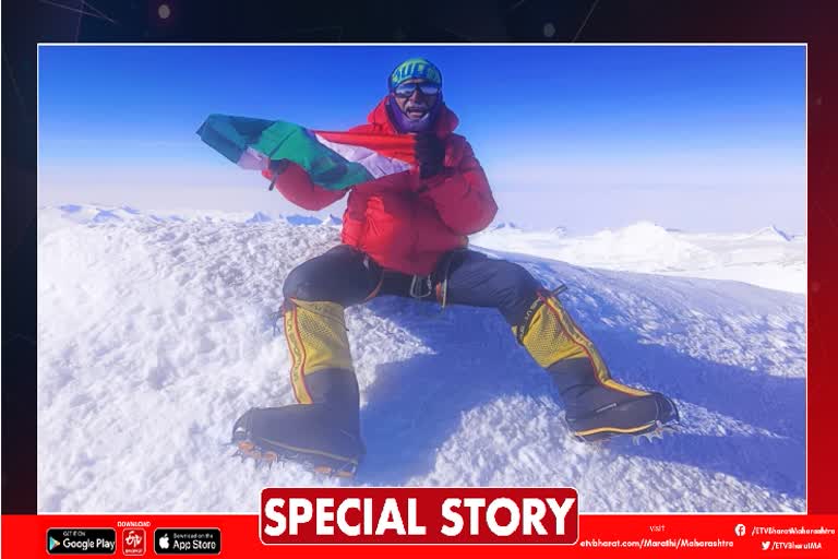 Mount Vinson Antarctica Highest Peak : गिर्यारोहणादरम्यान पत्नीचा ...