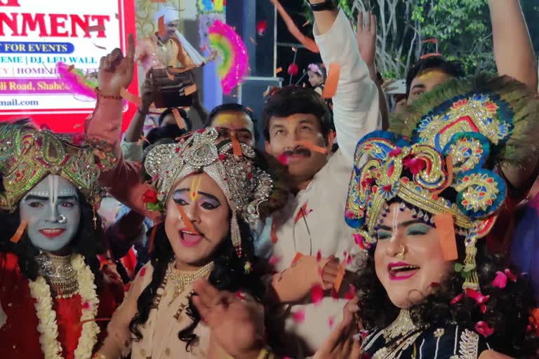 holi milan ceremony: होली मिलन समारोह में पहुंचे वीरेंद्र सचदेवा और ...