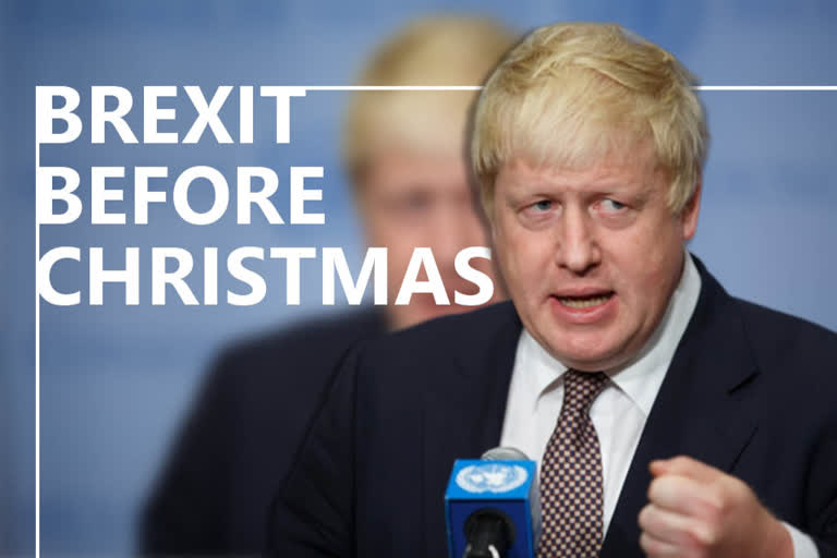 British PM vows to table 'Get Brexit Done' deal before Christmas
