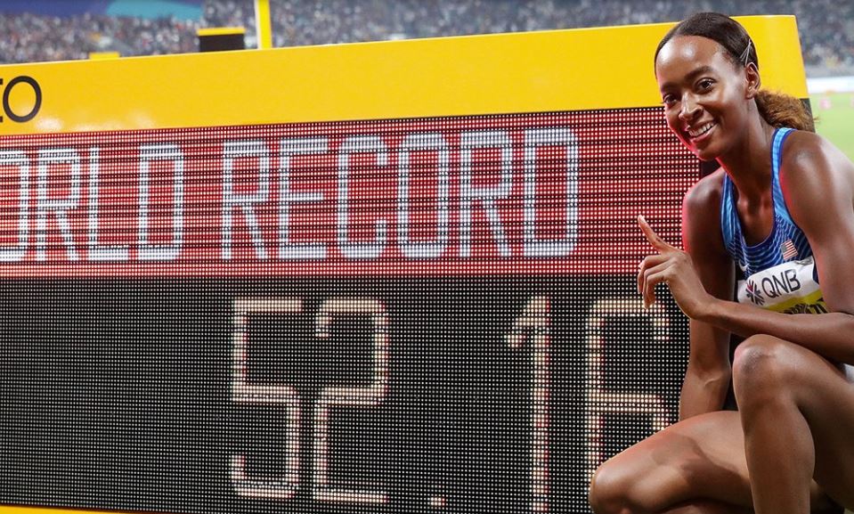 Dalilah Muhammad's 400m hurdles world record ratified by World Athletics